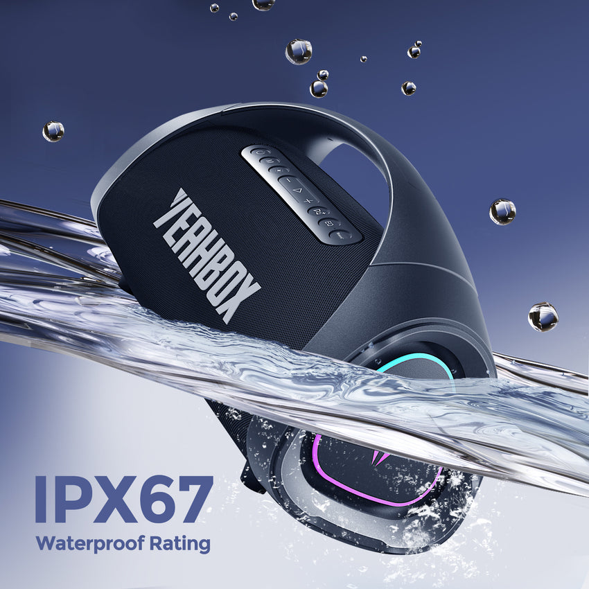 YEAHBOX Sonsic Boom MAX Bluetooth Speaker with Triple Frequency Subwoo